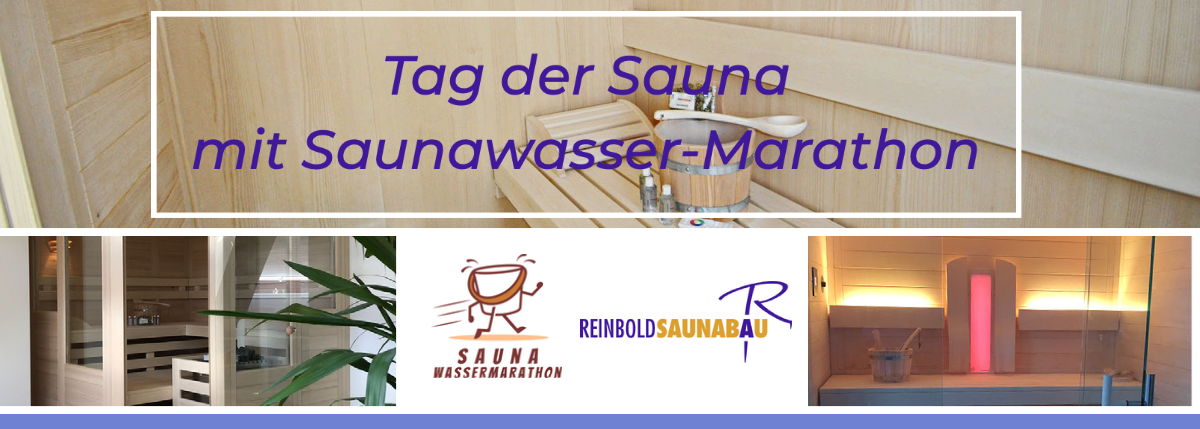 Saunawasser-Marathon am Tag der Sauna